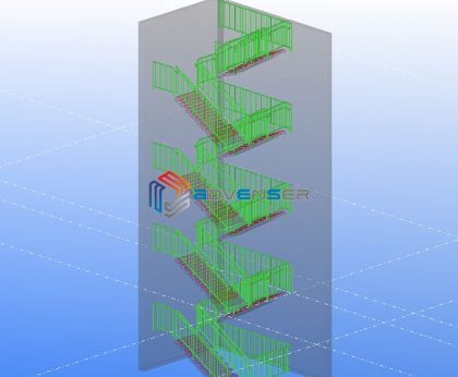 Staircase Detailing Services from Engineers | 10+ Years of Experience