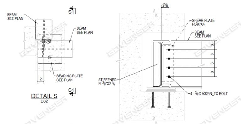 Steel Erection Drawing Services | Advenser Engineering Services